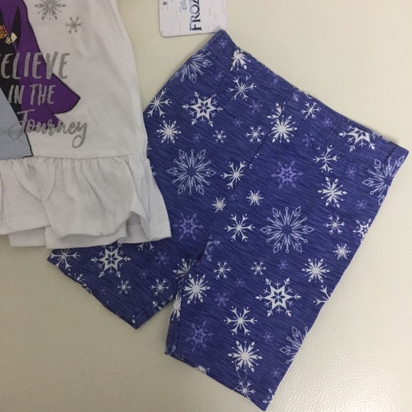 Disney | Matching Sets | Disney Frozen Elsa Anna Cute Shorts Set | Poshmark